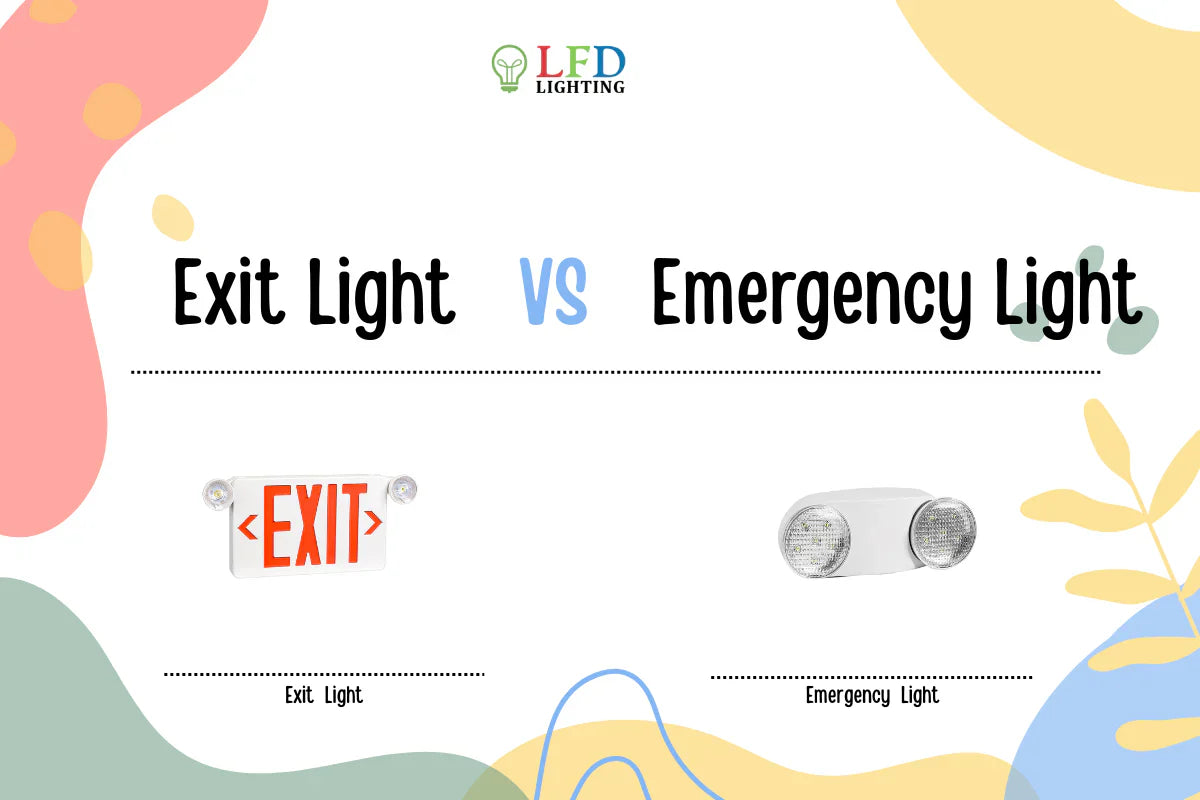 Exit Light vs. Emergency Light: What’s the Difference? – LFD Lighting