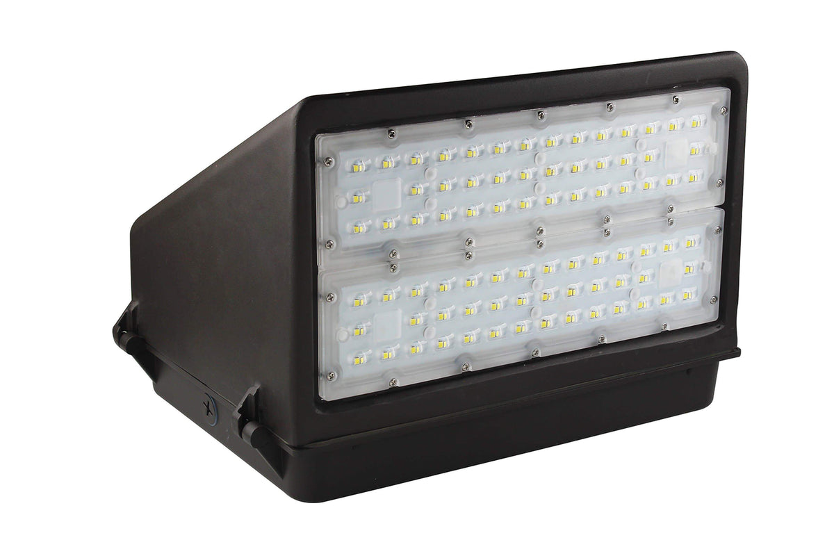 100W LED Full Cut Off Wall Pack Light 13700LM 5000K-With Photocell-Rep ...